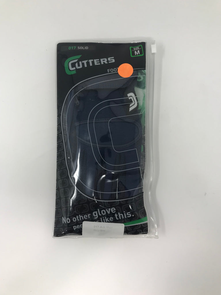 New Cutters The Solid Navy/Black/White Adult Medium C-Tack Grip Medium ...
