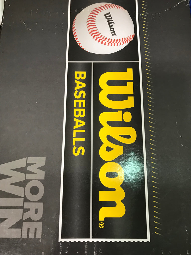 New Wilson Baseballs 12 Count – PremierSports