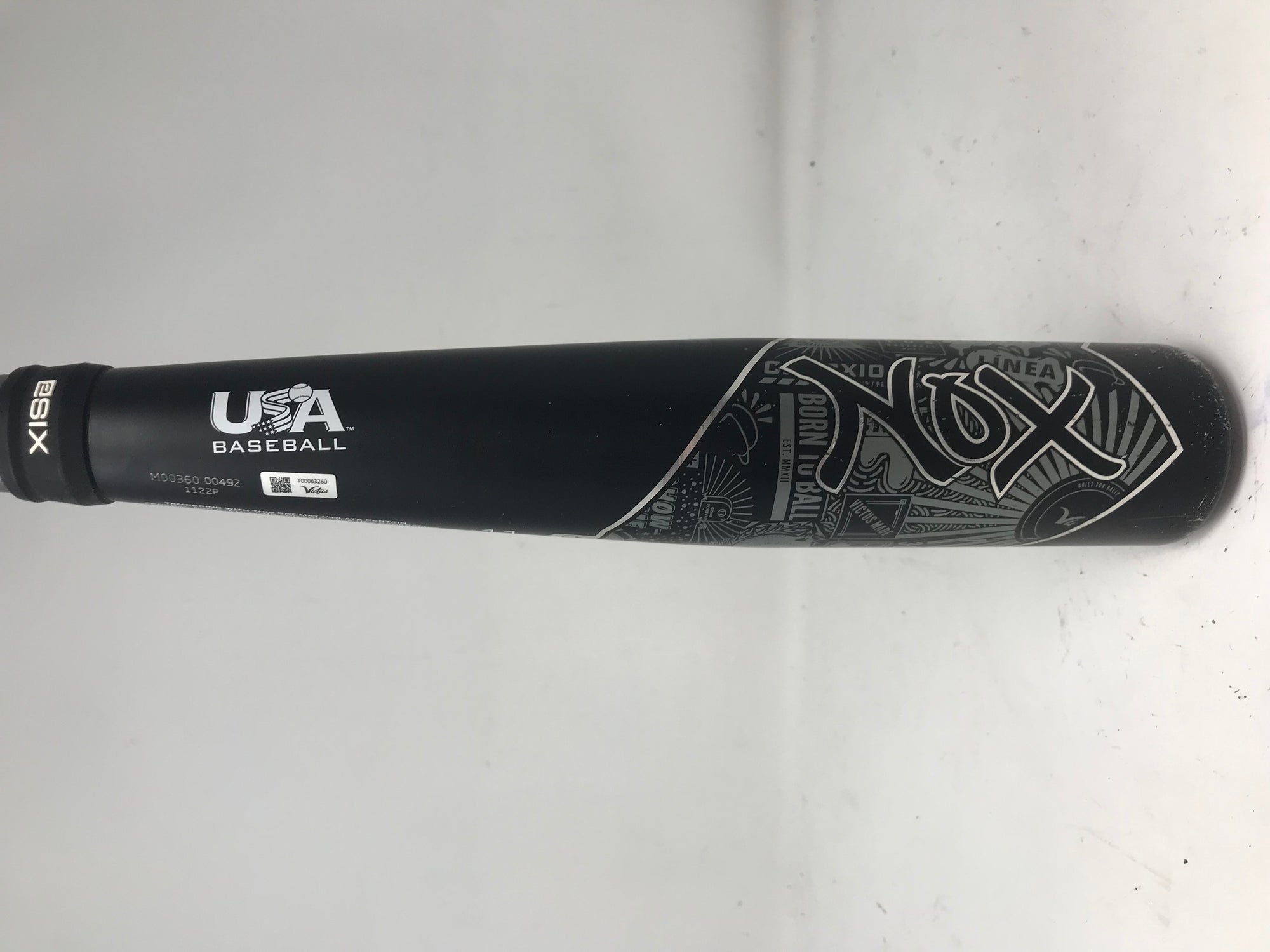 Used Victus NOX 2-11 USA Aluminum Baseball Bat 31/20 2 5/8" Barrel Bla ...