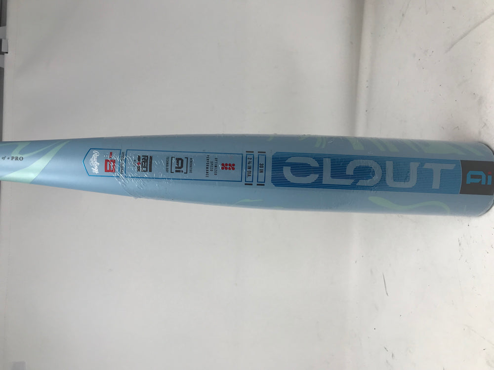 New Rawlings Clout AI 2-3/4" Big Barrel USSSA Bat -8oz (2025) Blue ...