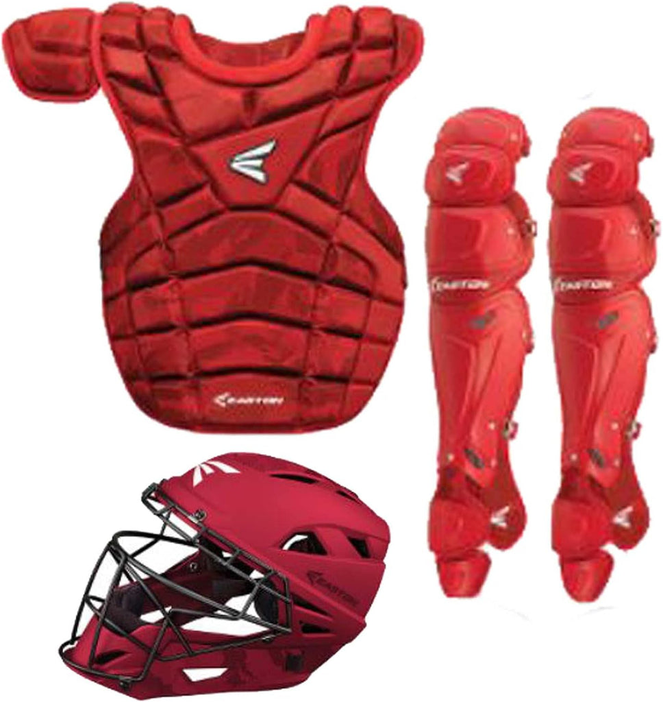 New Easton M10 Adult Catcher's Set Complete Red/Camo Exos ventilation ...
