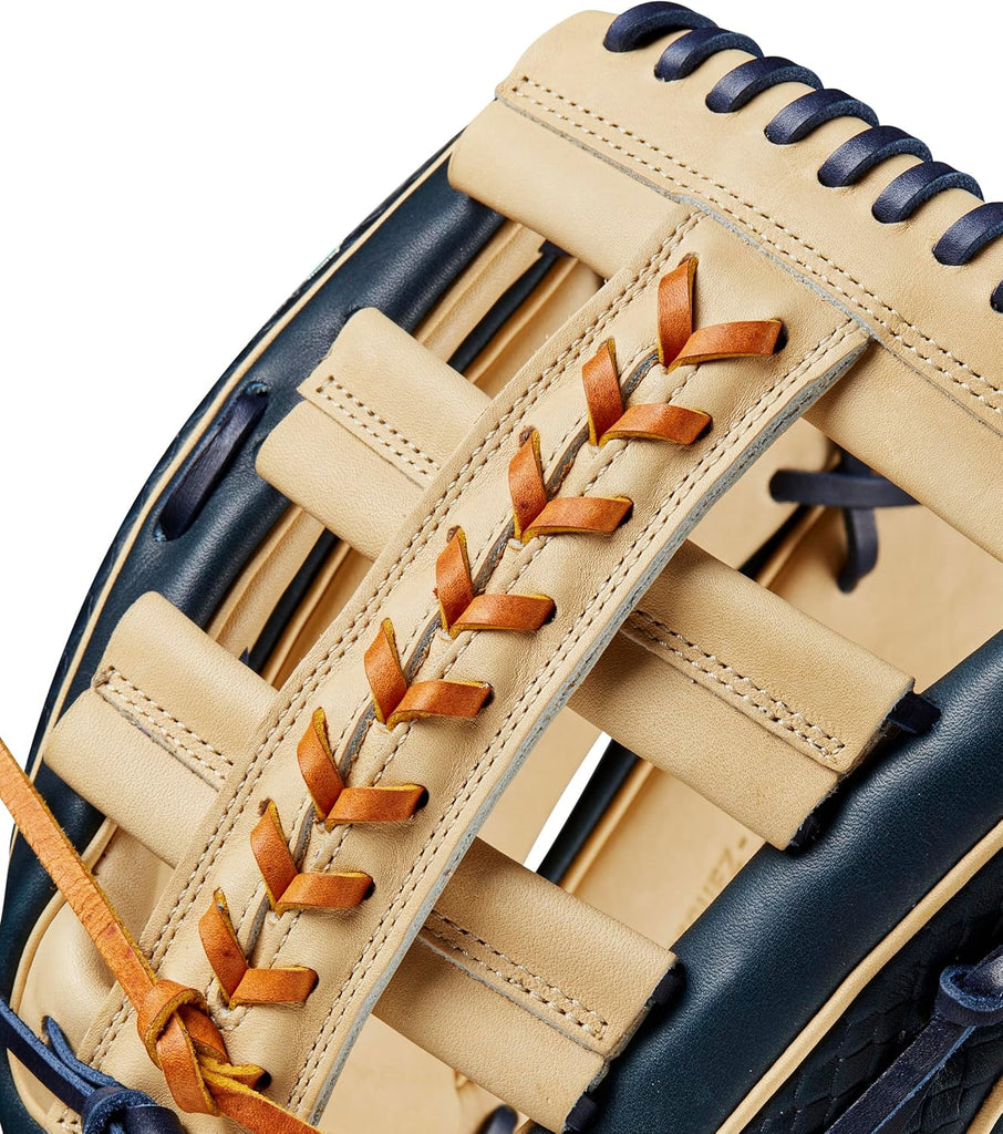 New Wilson A2000 Game Model Baseball Glove 12.75 In RHT Black/Blond Pr ...