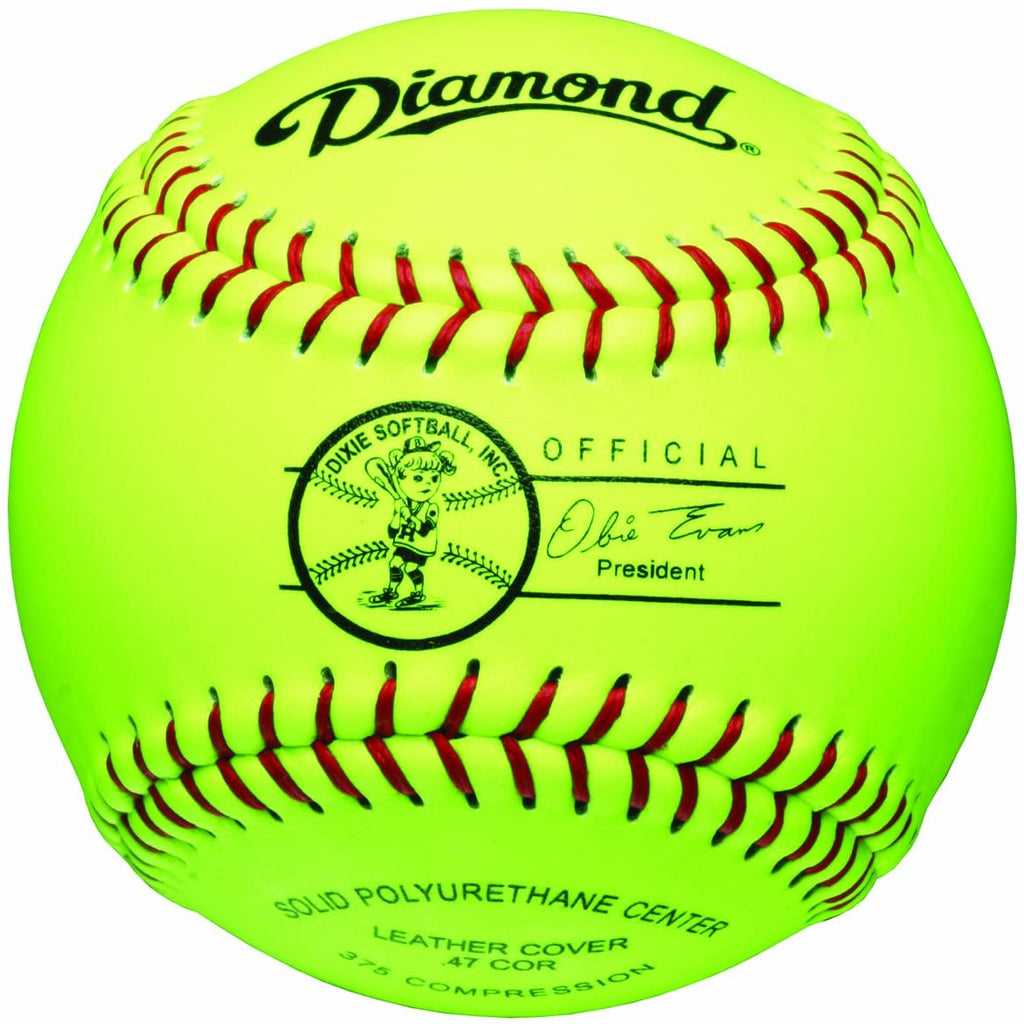 New Diamond Sports 11-Inch Youth Super Synthetic Dixie Softball Pack o ...