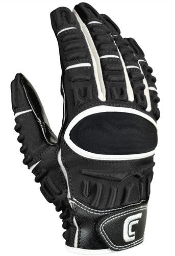 New Cutters The Original Receiver Blk/Wht Adult Med C-Tack Grip Footba ...