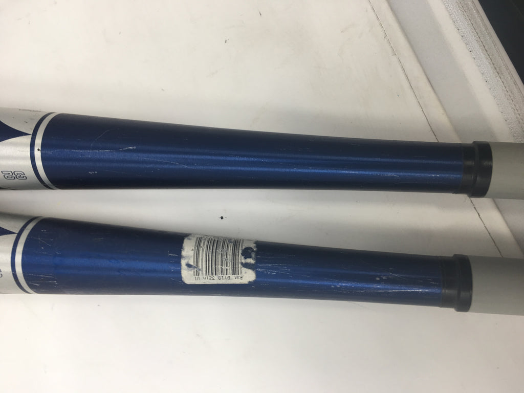 Used Easton BY10 32/25 Senior League Baseball Bat 2 1/2" Barrel Blue/G ...