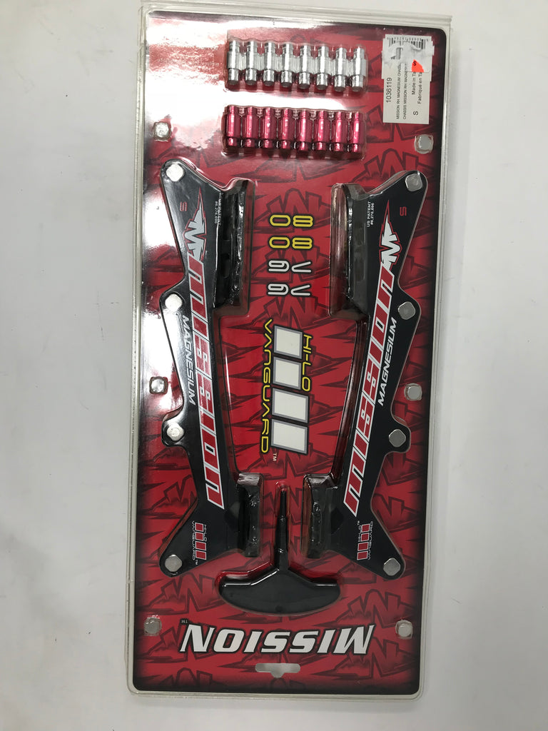 New Mission HI-LO Rh Magnesium Chassis Vanguard Roller Hockey Large Bl ...