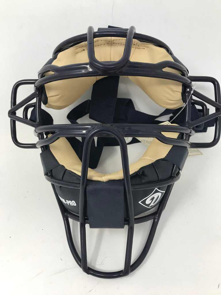 New Diamond Pro Face Mask DFM-PRO Adult Large Baseball Navy – PremierSports