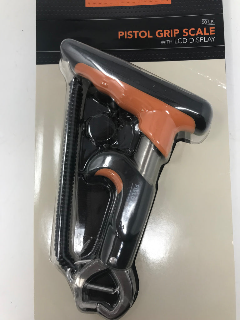 New Field & Stream Digital Pistol Grip Fish Scale 50 lb with LCD Displ ...