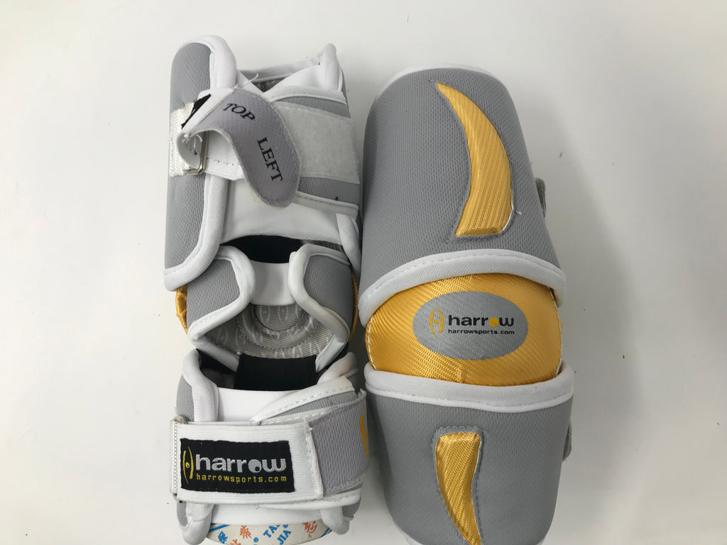 New Harrow Elbow Guard Silver/Gold Medium Pro Wear Liner – PremierSports