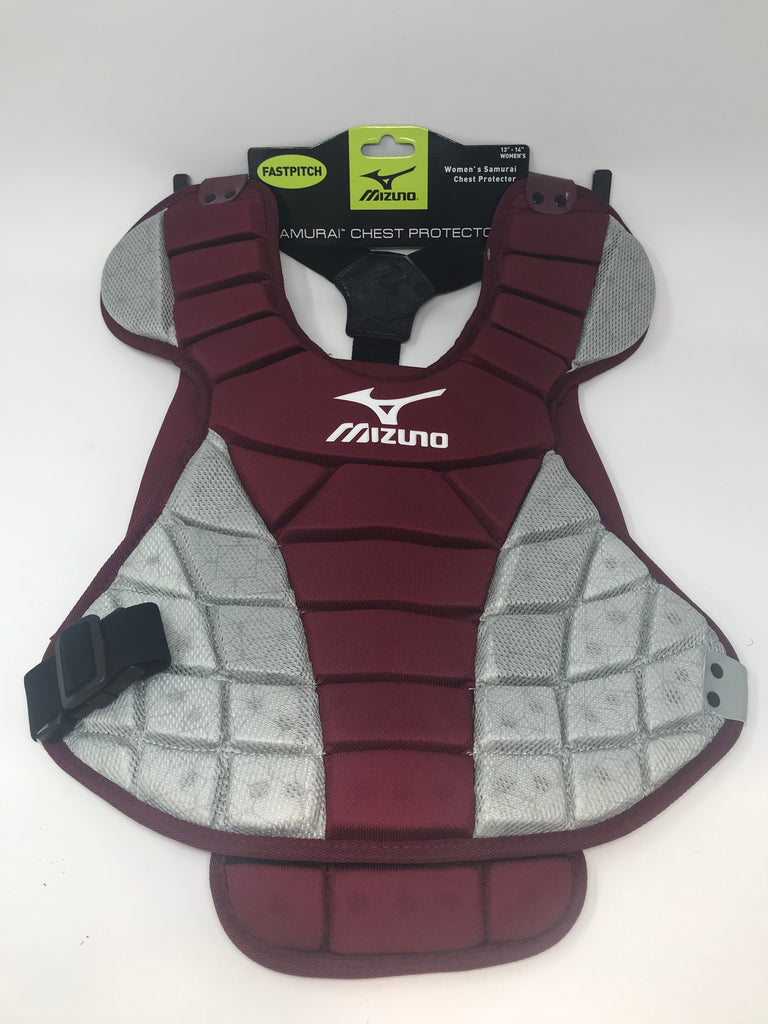 New Mizuno Samurai Women 14 In Fastpitch Softball Chest Protectors Mar ...