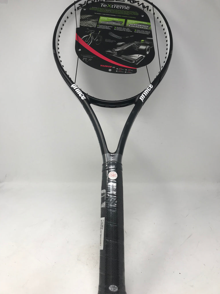 New Prince TeXtreme Warrior 100 Tennis Racquet (4-1/2) (Unstrung) Blac ...