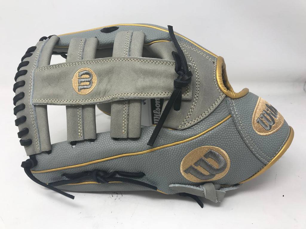 New Wilson A2000 SuperSkin Slowpitch Softball Glove Series LHT Gray 13 ...