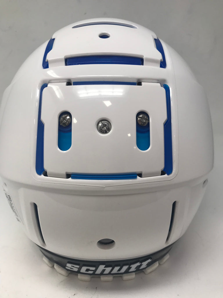 New Schutt F7 VTD Pro Series Youth Football Helmet Medium White/Gray ...