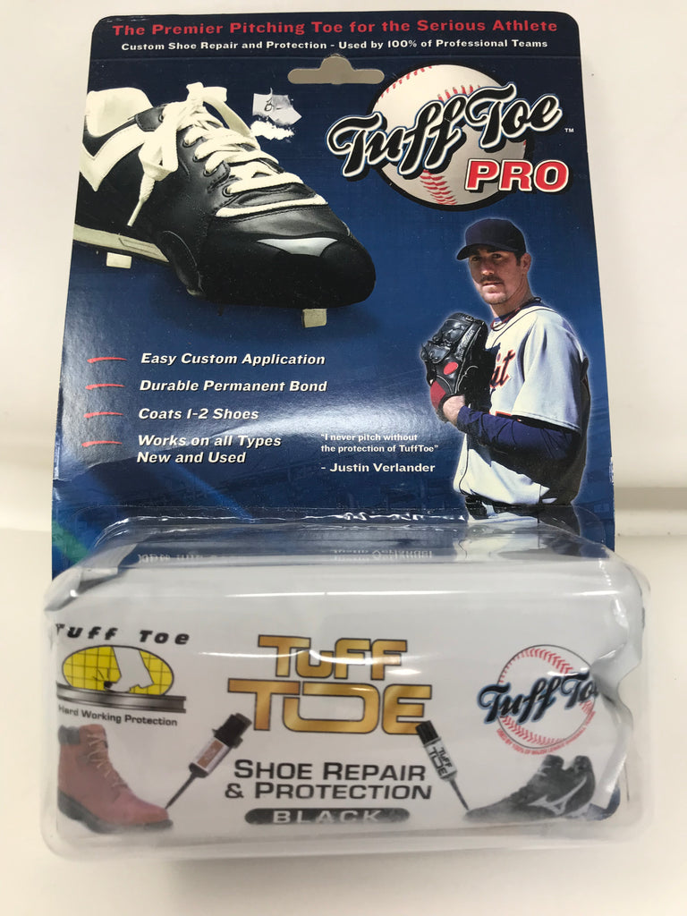 New Tuff Toe Pro Baseball Pitchers and Catchers Cleat Guards Black ...