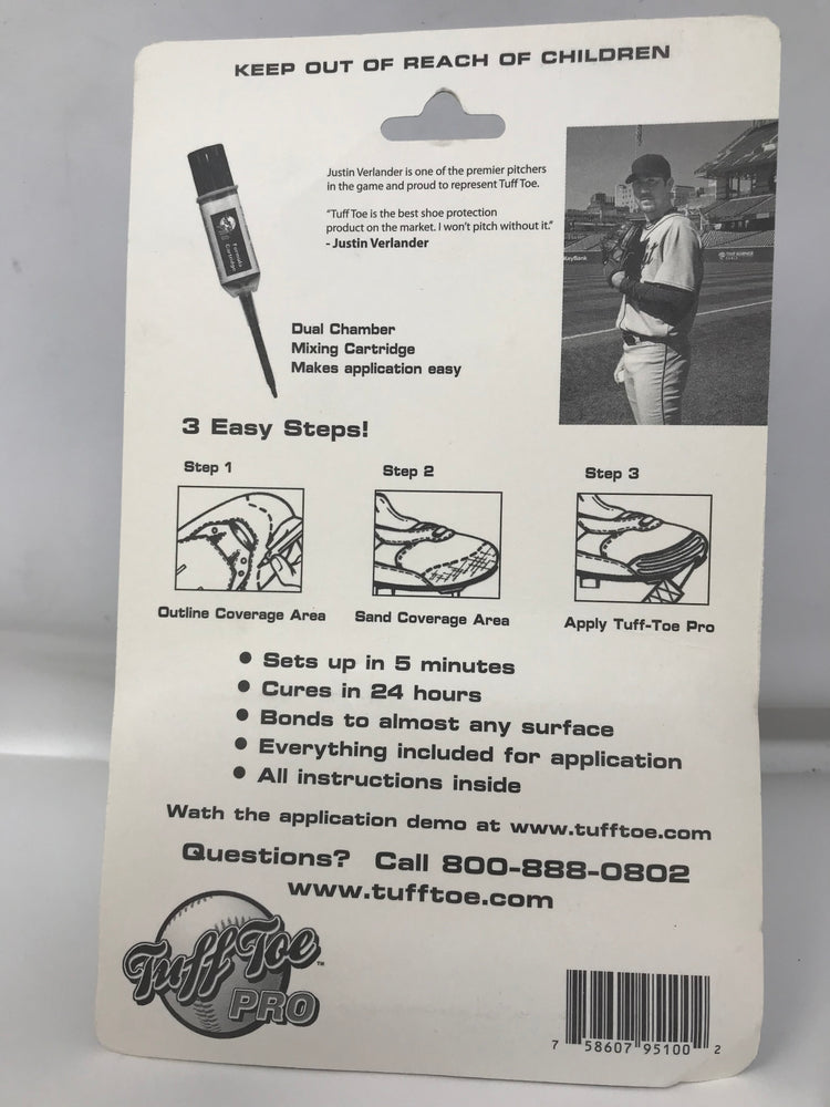 New Tuff Toe Pro Baseball Pitchers and Catchers Cleat Guards Black ...