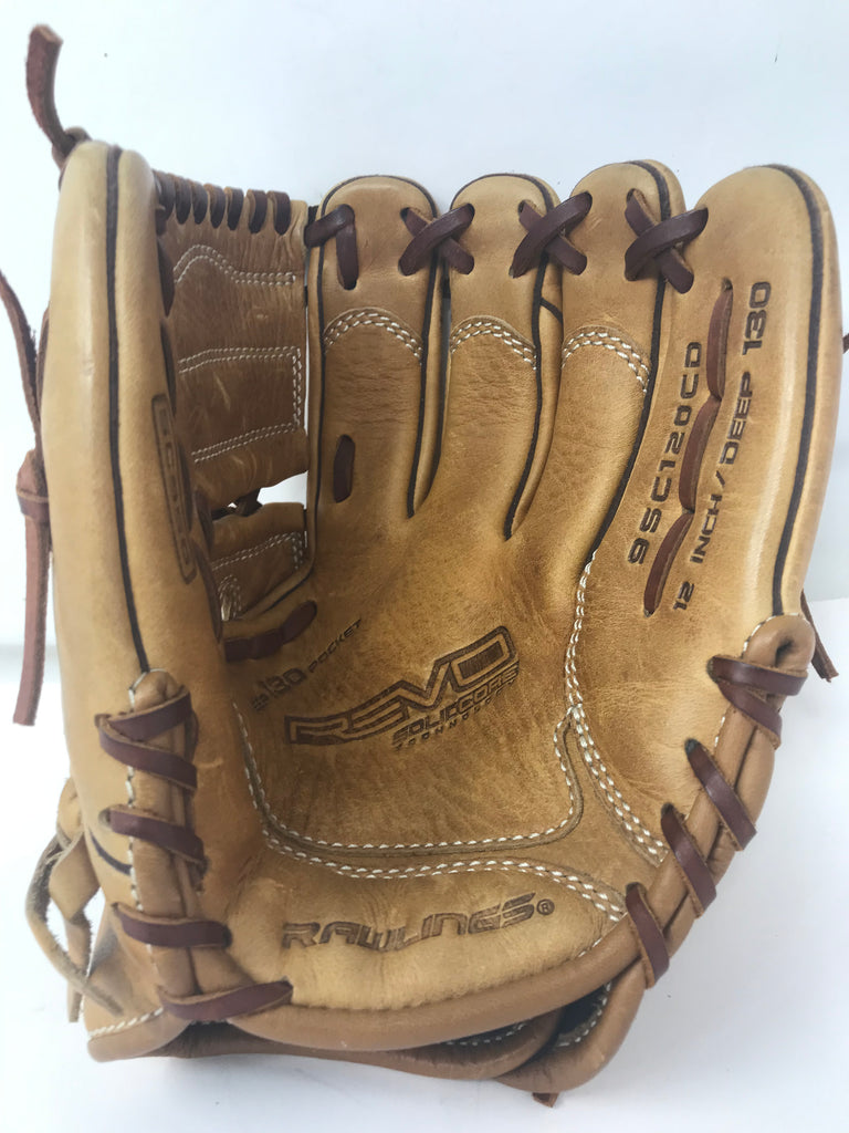 Used Rawlings Revo 9SC120CD Baseball Glove RHT 12" Brown – PremierSports