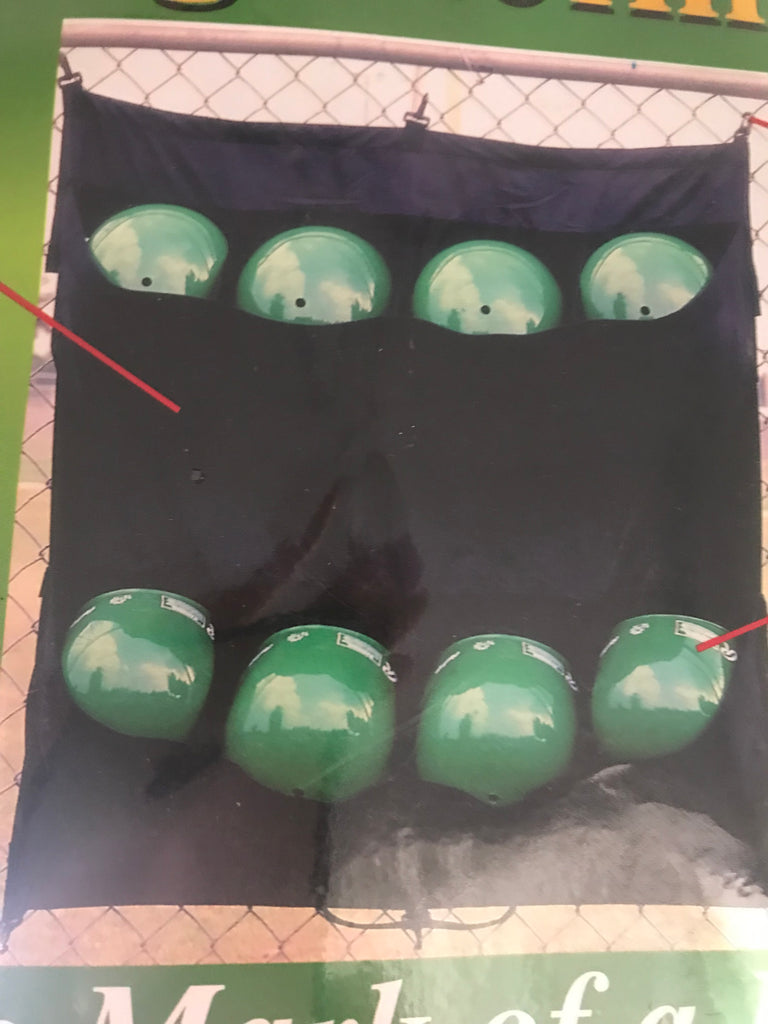 New Rawlings Hanging Helmet Bag Baseball/Softball 45H x 36.5L Black, 8 ...