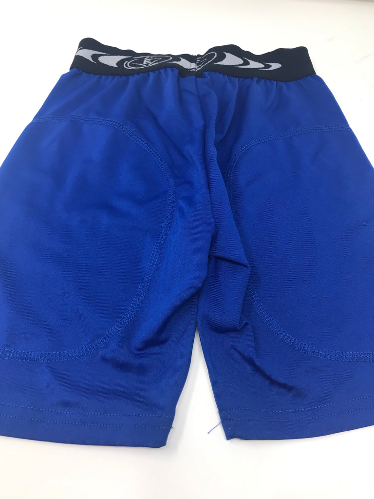 New Easton Youth Girls Sliding Short Large Royal/Black Bio-Dri Fabric ...