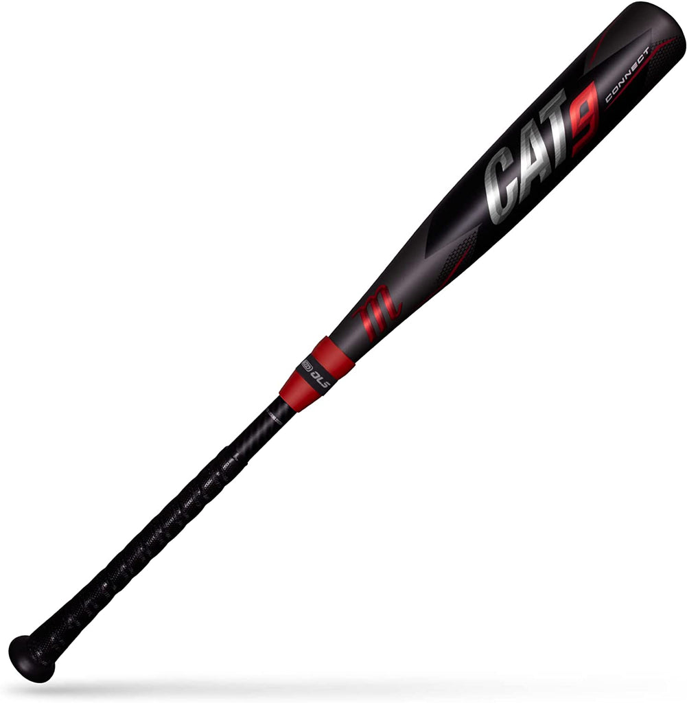 New Marucci CAT9 Connect Pastime -5 USSSA Baseball Bat Black/Red 2 3/4 ...