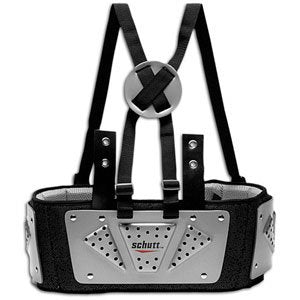 New Schutt Varsity Rib Protector Schutt 7991 Black/Silver 7991 ...