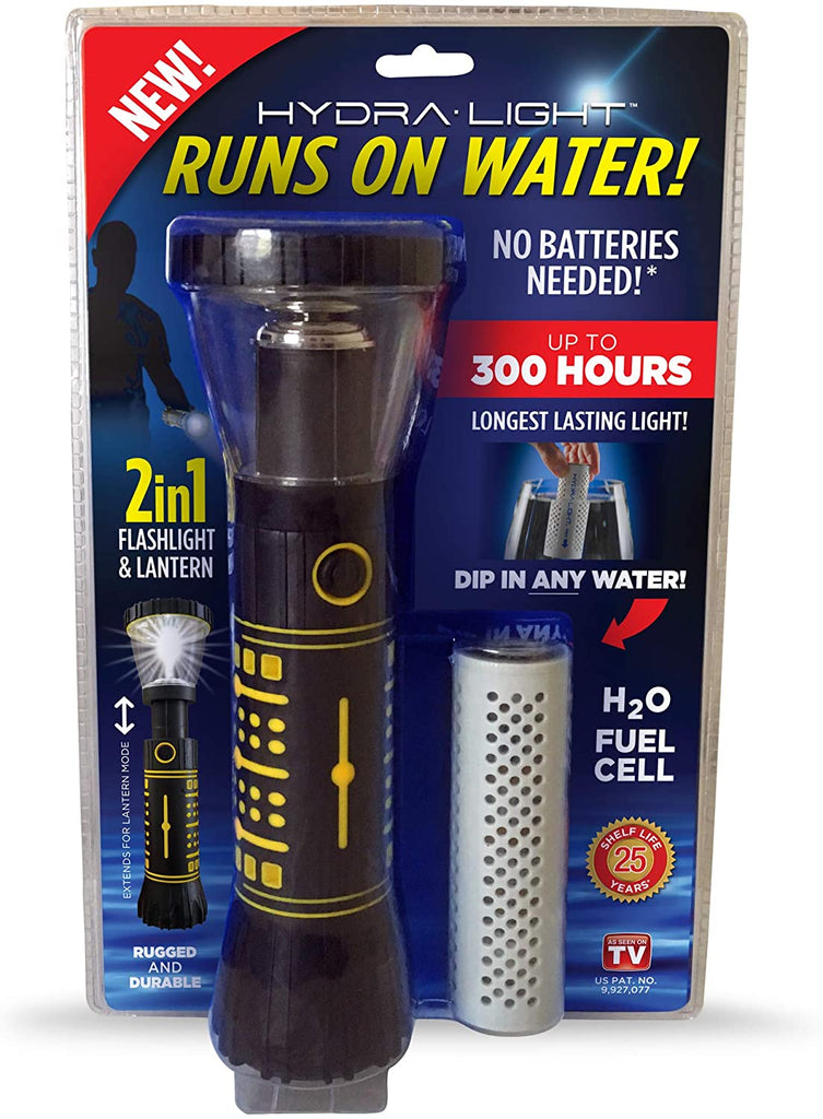 New Hydralight 2-in-1 Flashlight and Lantern Black/Yellow – PremierSports