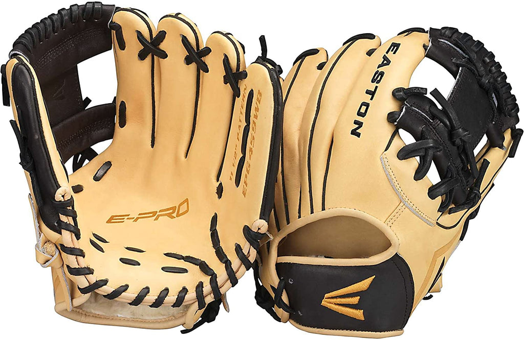 New Easton E-Pro Baseball Glove 11.5 Inch EPG459WB RHT Tan/Black ...