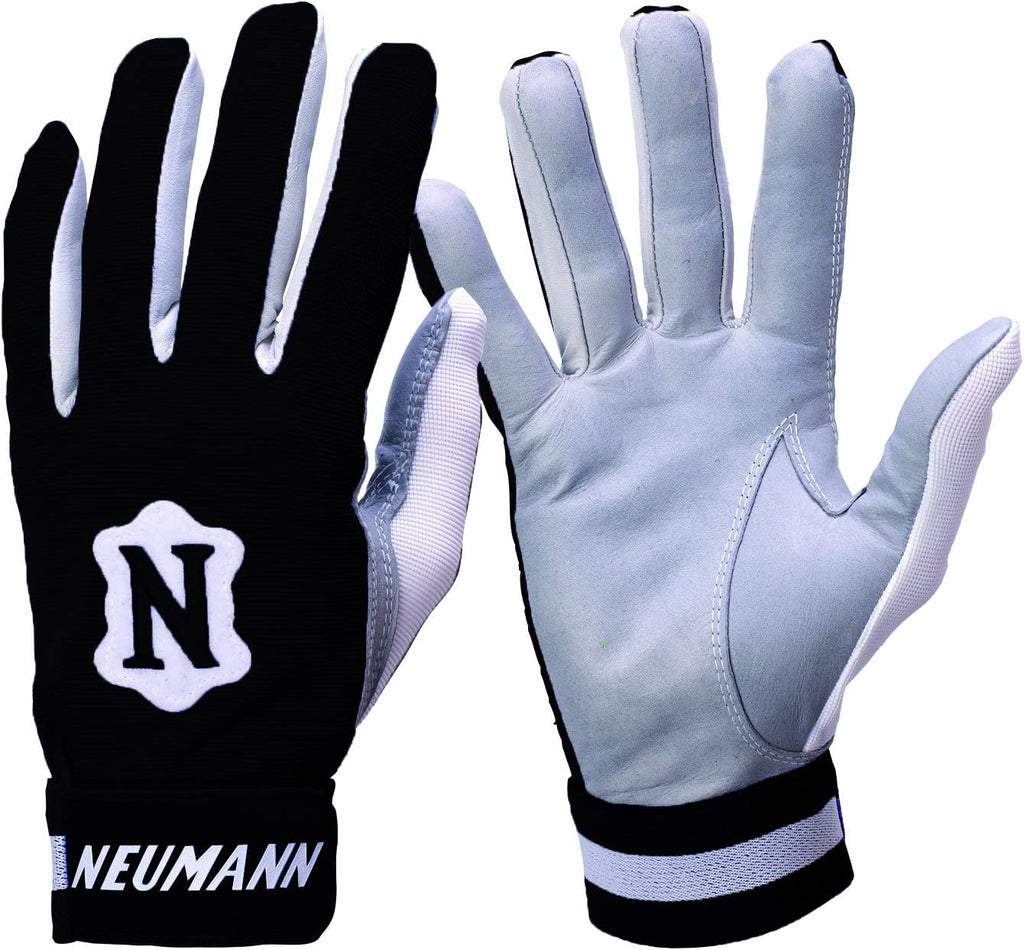 New Adams Neumann Deluxe Batting Gloves Adult Medium Black/White ...