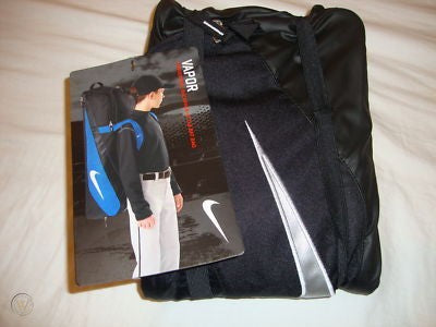 New Nike Vapor Backpack Style Baseball Bat Bag Load 'Em Up Black/Silve ...