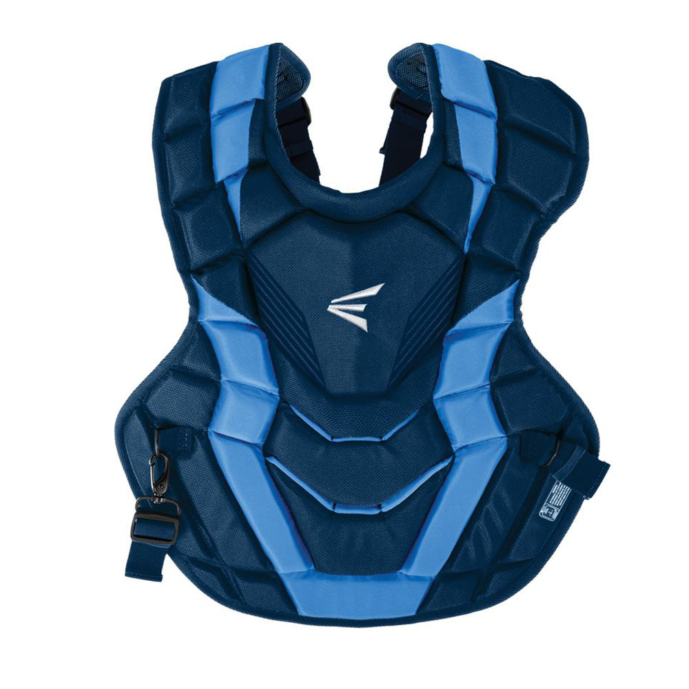 New Easton Elite X Chest Protector Adult 17" Navy/CarolinaBlue Basebal ...