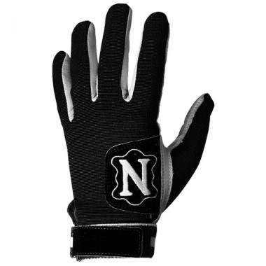 New Neumann Tackifield Football Receiver Gloves Adt Mens Small Blk/Gra ...