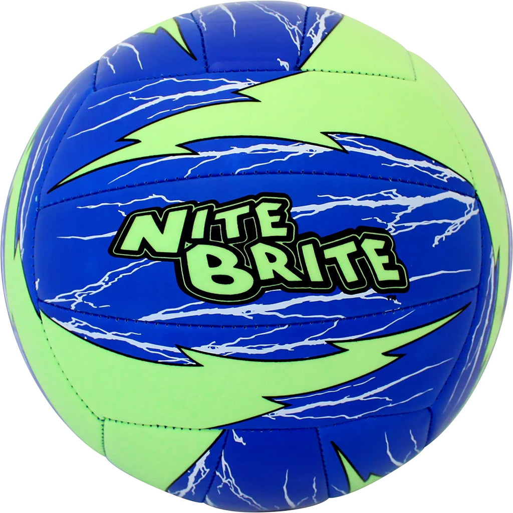 New Baden Nite Brite Glow in the Dark Volleyball Official Size Green/B ...