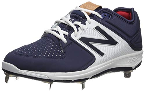 New New Balance Men's L3000LV3 Metal Baseball Cleats Navy/White Size 1 ...