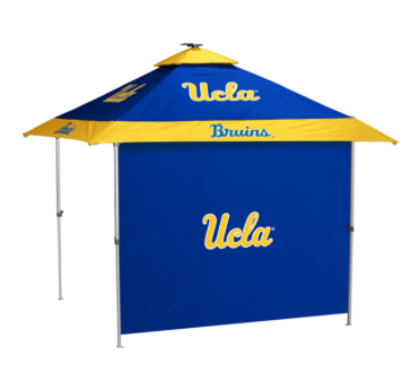 New Logo UCLA Pagoda Canopy With Side Panel Blue/Yellow 10' x 10 ...
